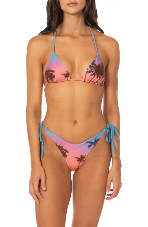 MAAJI Peach Drift Reversible Bikini Top