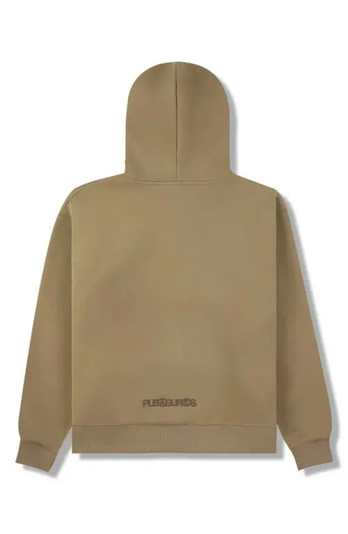 PLEASURES Zine Zip Hoodie - Mud