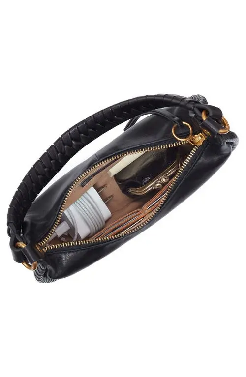Hobo Small Mia Leather Crescent Bag