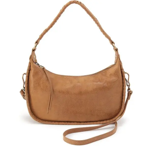 Hobo Mia Leather Crescent Bag - Whiskey