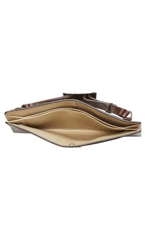 TOTEME Belted Lizard Embossed Crossbody Bag