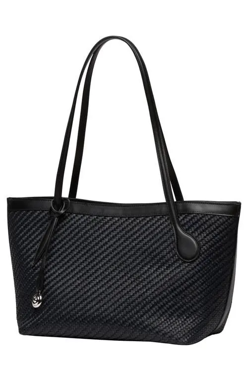 LIFFNER Midi Sprout Woven Leather Tote