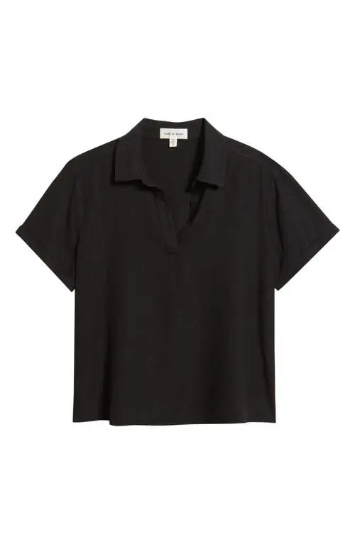 CLOTH & STONE Collared Short Sleeve Shirt