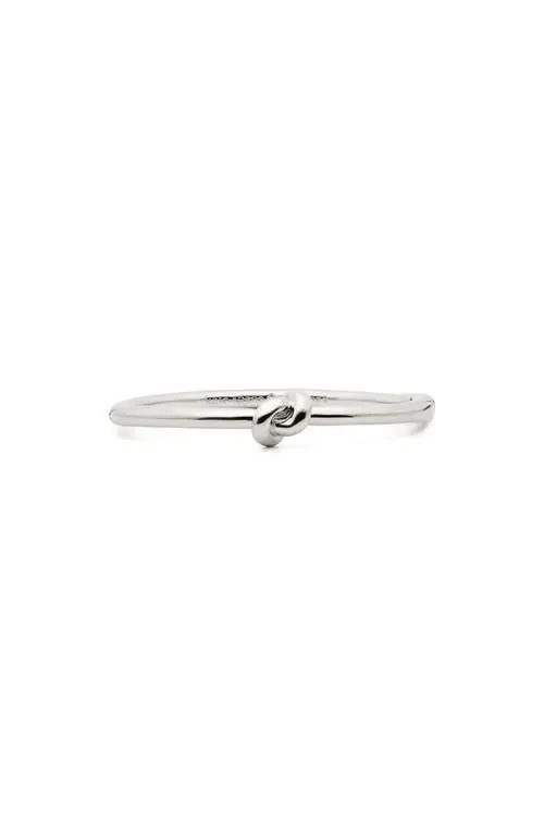 Kate Spade New York Sailor's Knot Hinged Bangle Bracelet - Silver