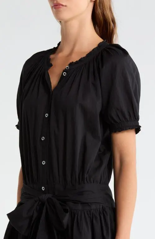 Paige Nisha Puff Sleeve Mini Dress