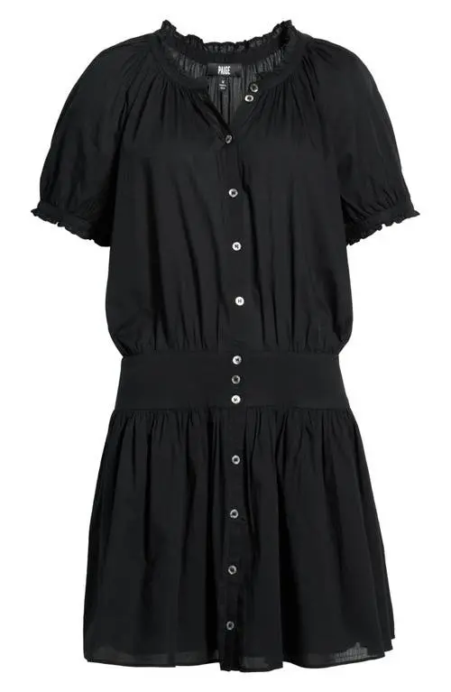 Paige Nisha Puff Sleeve Mini Dress