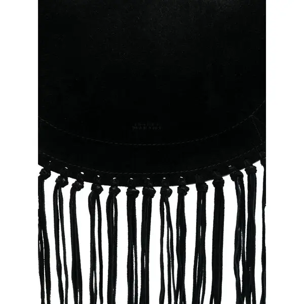 Isabel Marant Étoile Suede Fringe Detail Tote Bag - Black