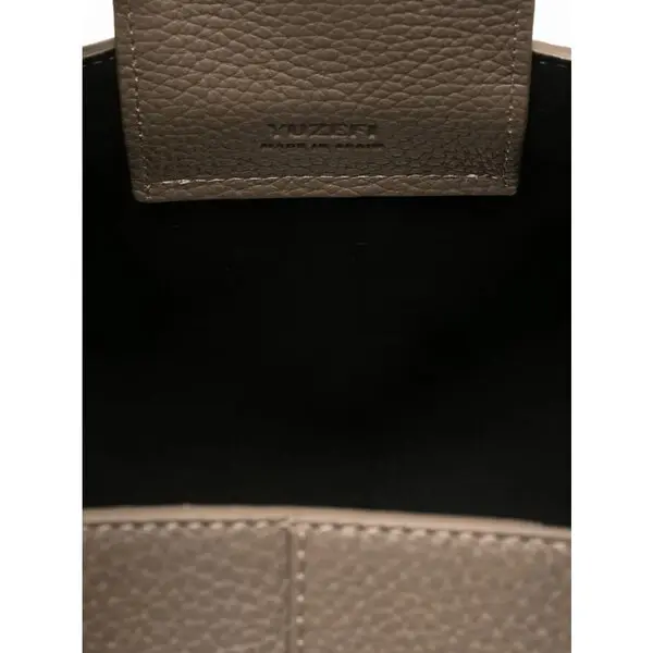 Yuzefi Tote Bag With Knot Detail - Brown