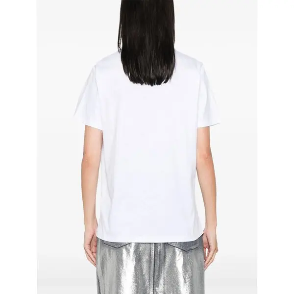 GANNI Organic Cotton Leopard Print T-shirt