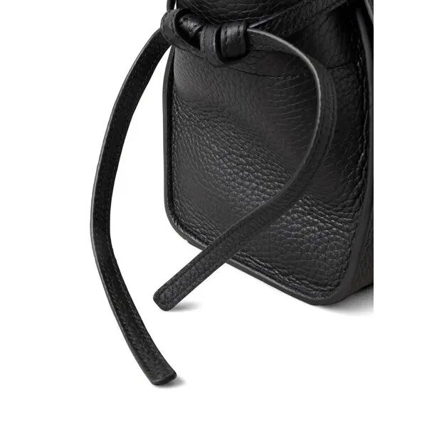 Mulberry Tie Detailed Shoulder Bag - Black