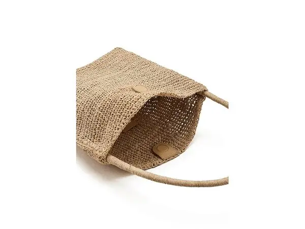 Madewell Raffia Handwoven Shoulder Bag Shoulder Handbags Natural