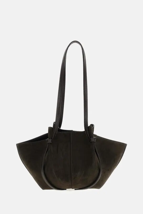 Yuzefi Mochi Suede Handbag - Marrone