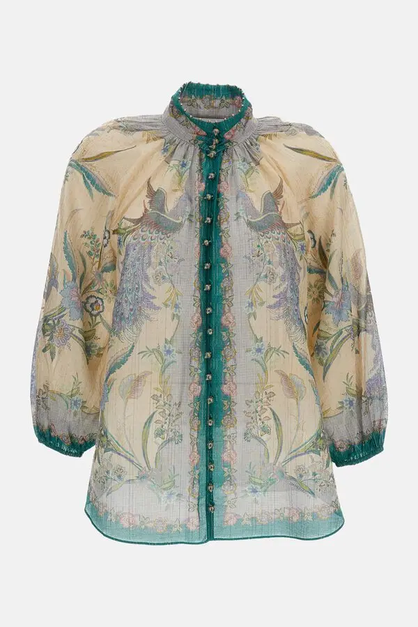 Zimmermann Indra Billow Blouse - Multicolor