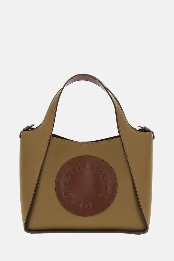 Stella McCartney Logo Tote Bag In Macintosh And Alter Mat