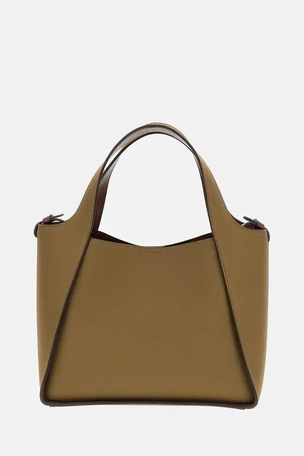 Stella McCartney Logo Tote Bag In Macintosh And Alter Mat