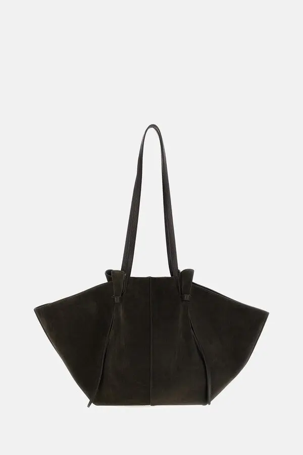 Yuzefi Mochi Large Suede Shopper Bag - Marrone