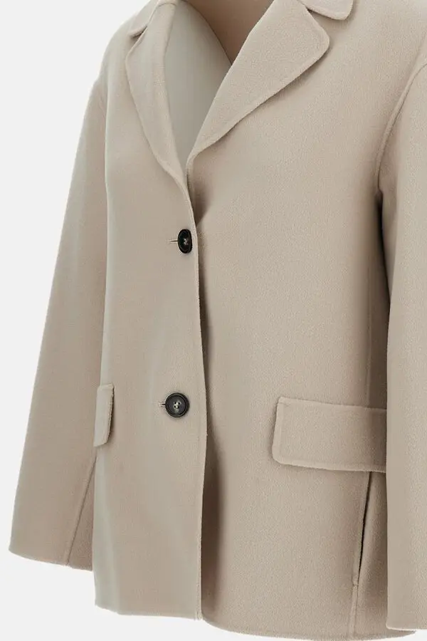 Max Mara Elfi Single-breasted Jacket - Beige