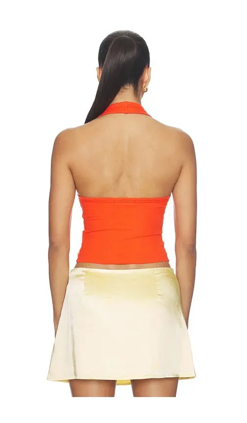 Eterne Cropped Halter Top