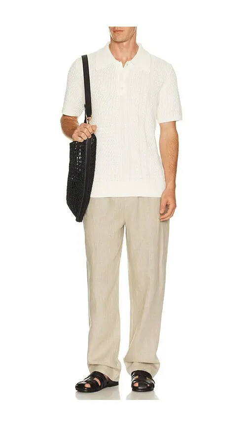 CHE Santino Textured Polo In . Also