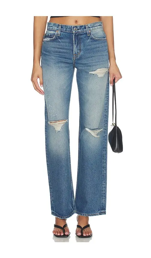 GRLFRND Graham Low Rise Straight Jeans