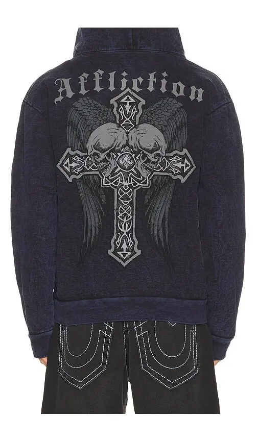 AFFLICTION Seeker Long Sleeve Zip Hoodie