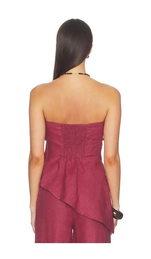 Faithfull The Brand Nera Top - Burgandy