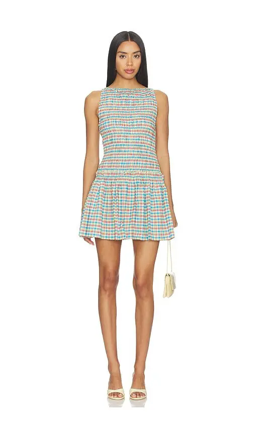 Faithfull The Brand Gala Mini Dress - Blue