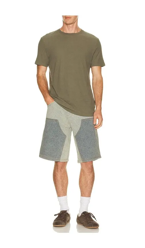 HUF Kinda Loose Double Knee Patchwork Denim Shorts