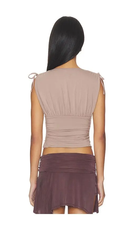 TIGER MIST Halona Top With Tie Details