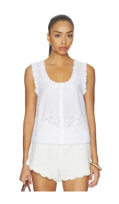 Madewell Leah Top - White