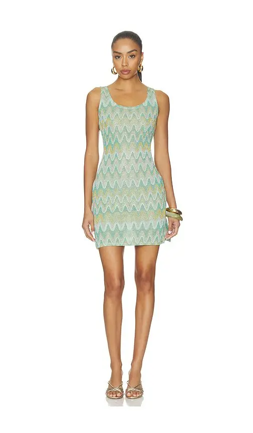 Luli Fama Tank Dress - Teal