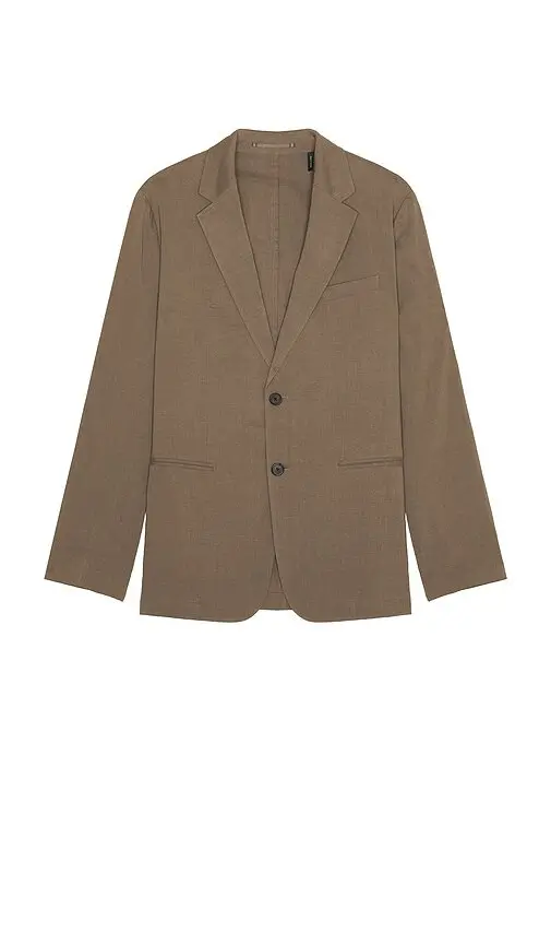 Theory Standard Blazer In Good Linen In . Also - Brown
