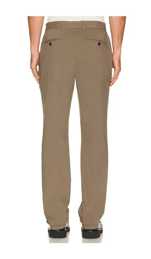Theory Standard Pant In Good Linen - Brown