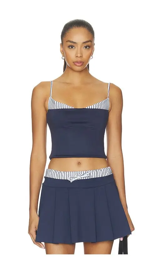 PORT DE BRAS Amaya Top - Navy