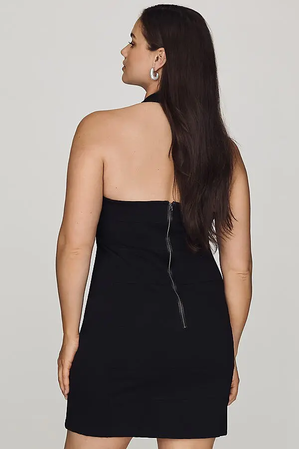 Anthropologie Bandage Halter Mini Dress
