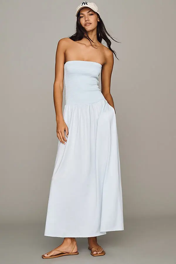 NATION LOS ANGELES Anya Tube Dress - Light Blue