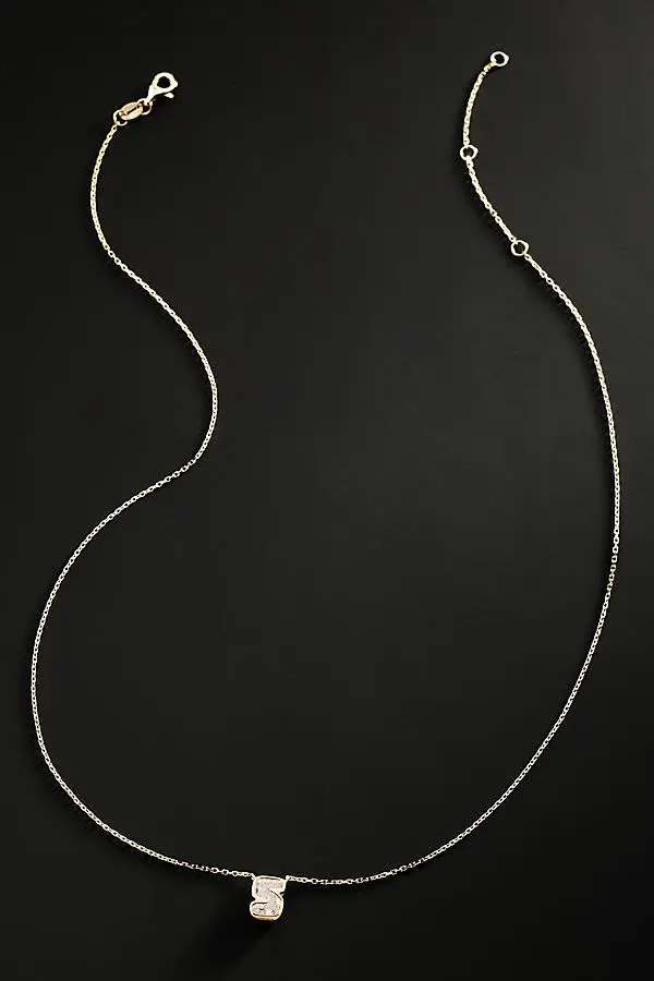 ORIANNE Lb Grown Dimond Itil Bezel Necklce - S