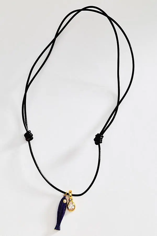 BY ALONA Sole Necklace - Indigo