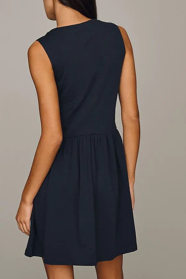 NATION LOS ANGELES Birdie V-neck Dress