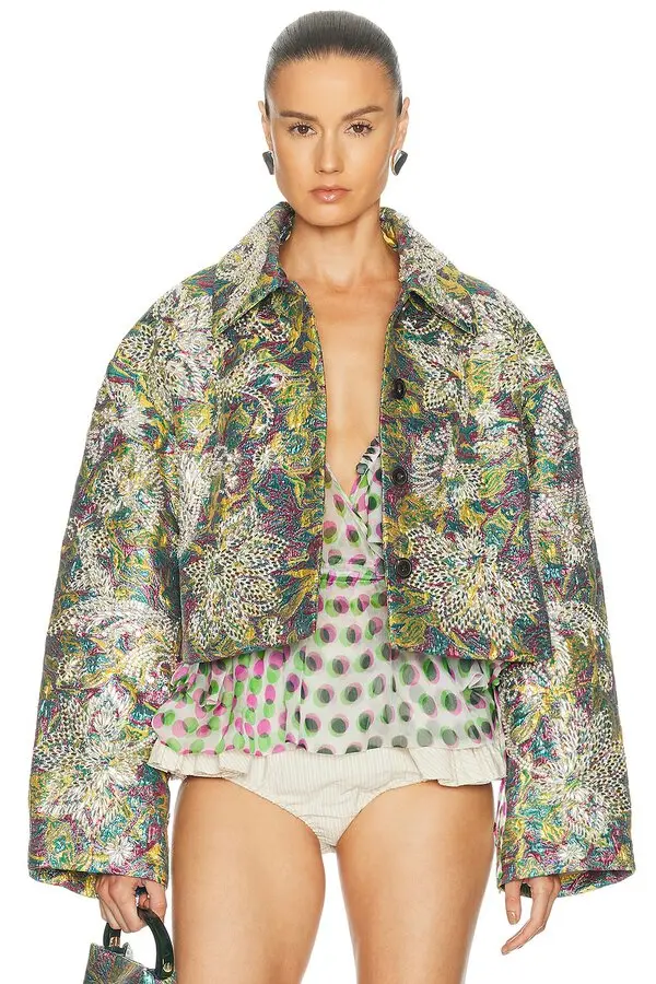 Dries Van Noten Embellished Brocade Jacket