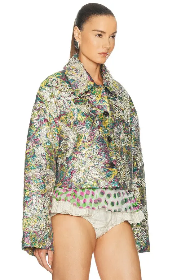 Dries Van Noten Embellished Brocade Jacket