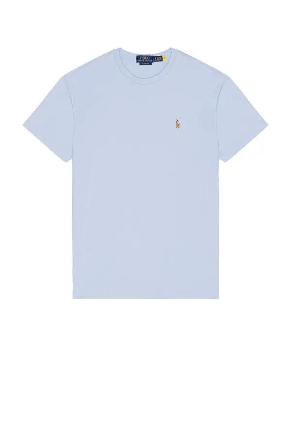 Polo Ralph Lauren Soft Touch Crewneck T-shirt In Blue - Pebble Blue