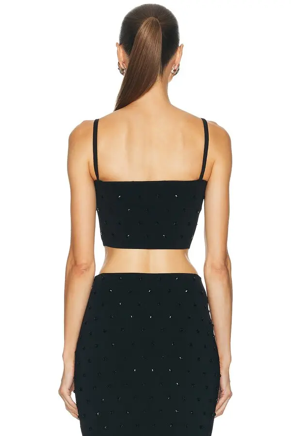Carolina Herrera Thin Strap Cropped Top