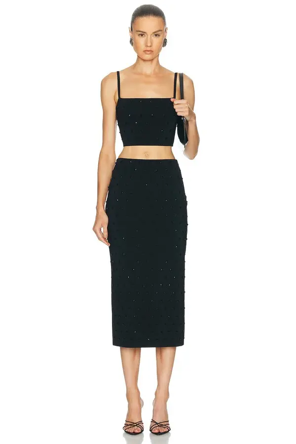 Carolina Herrera Thin Strap Cropped Top