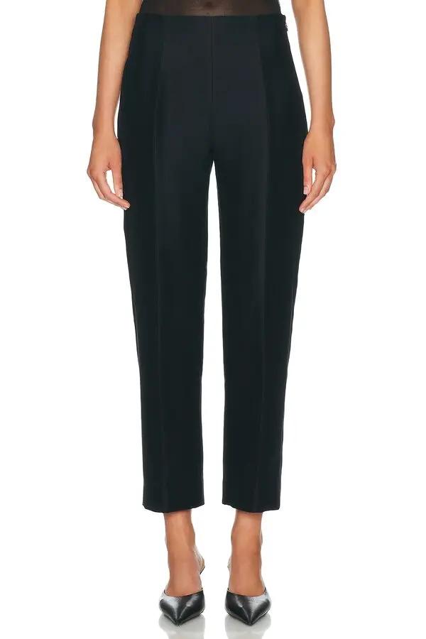 TOTEME Slim Evening Trouser - Black