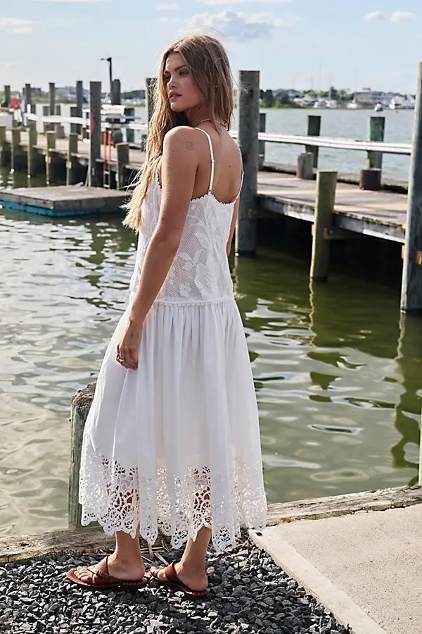 Free People Gilda Midi Dress - Ivory