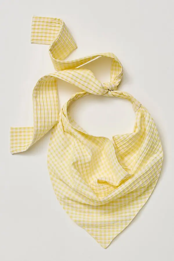 Free People Soren Hair Scarf - Yellow