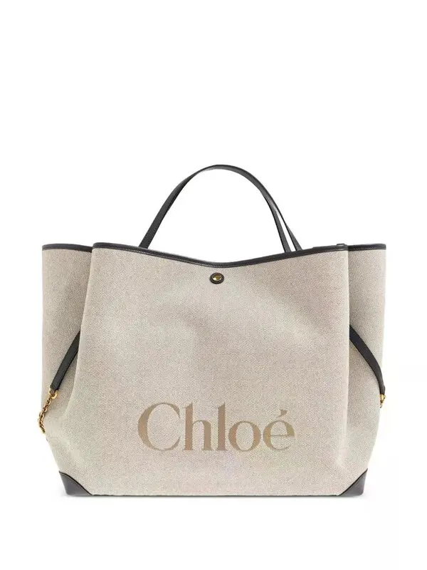 Chloé Large Tote Bag - Neutrals