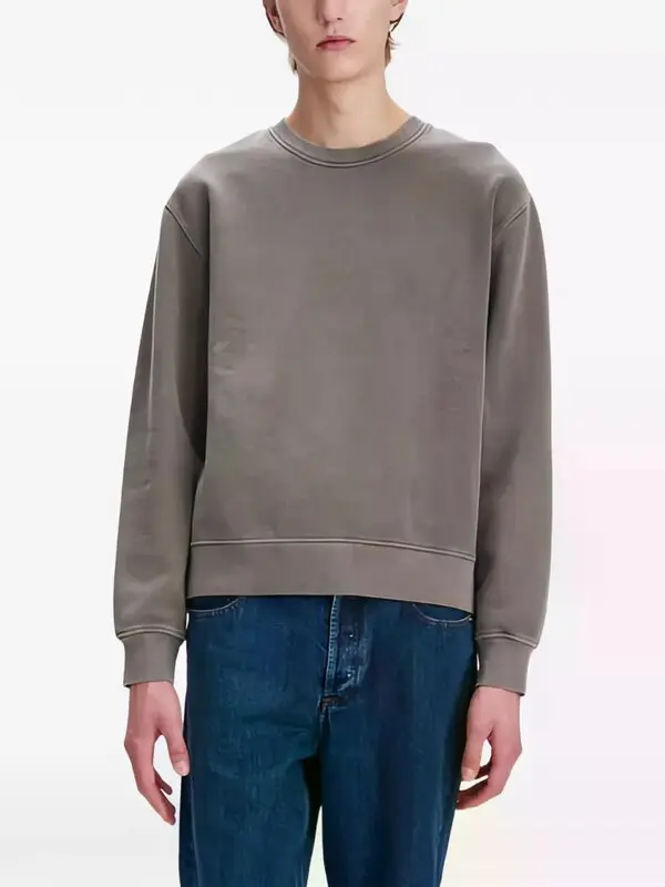 A.p.c. Logo Print Boxy Sweater