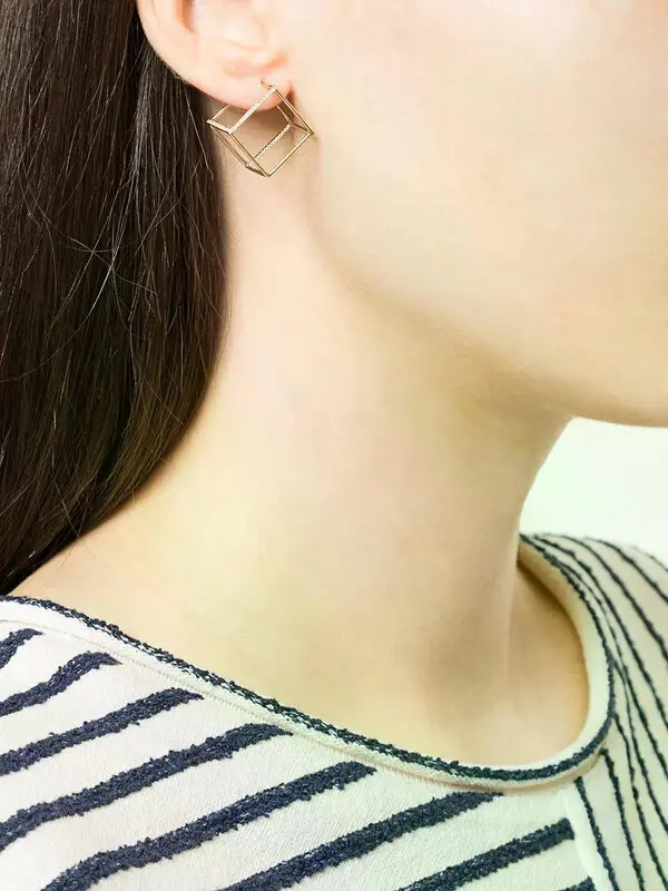 Shihara Diamond Square Earring